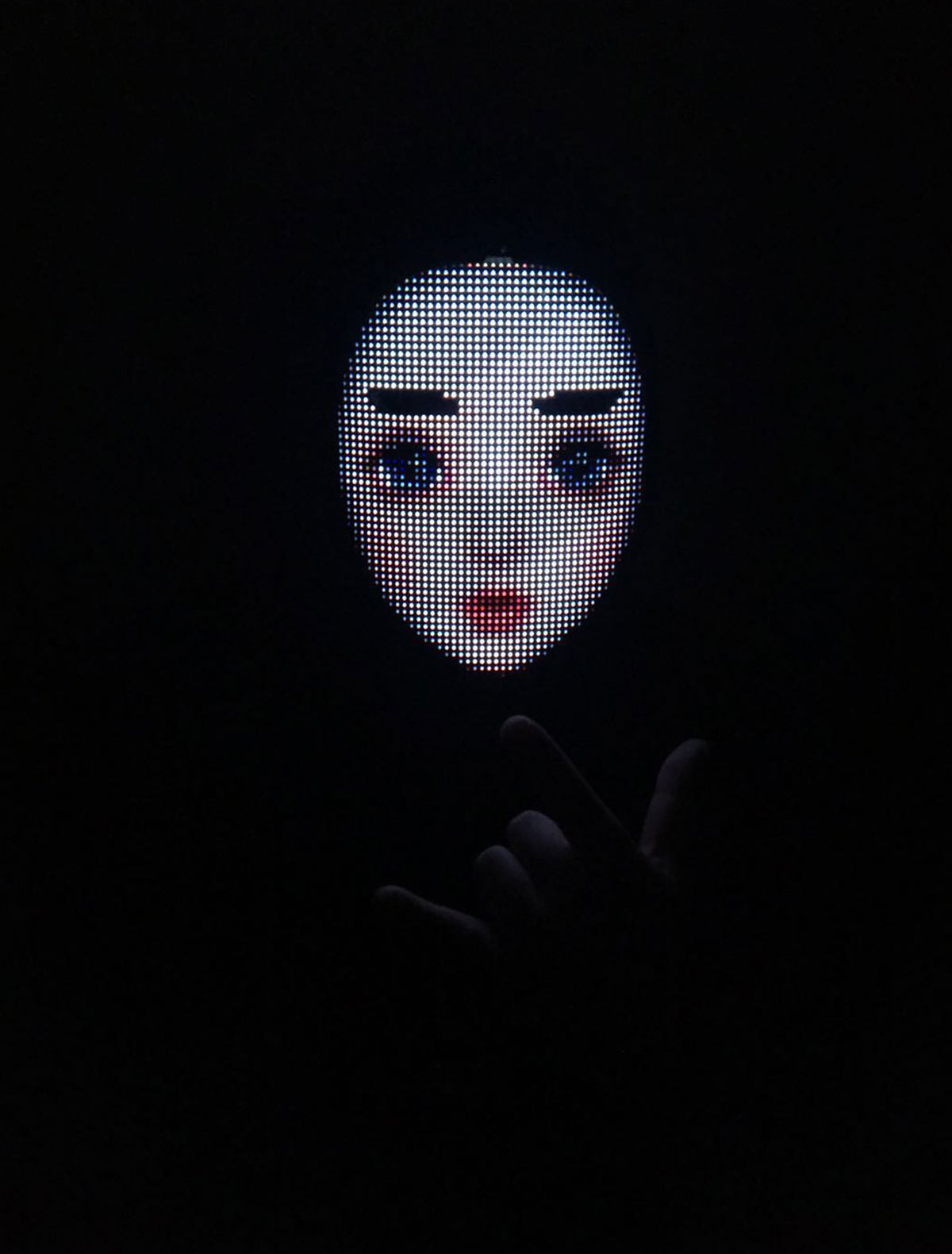 Маска карнавальная с LED экраном CYBER FACE Cyberpix, 6574528180024 ...
