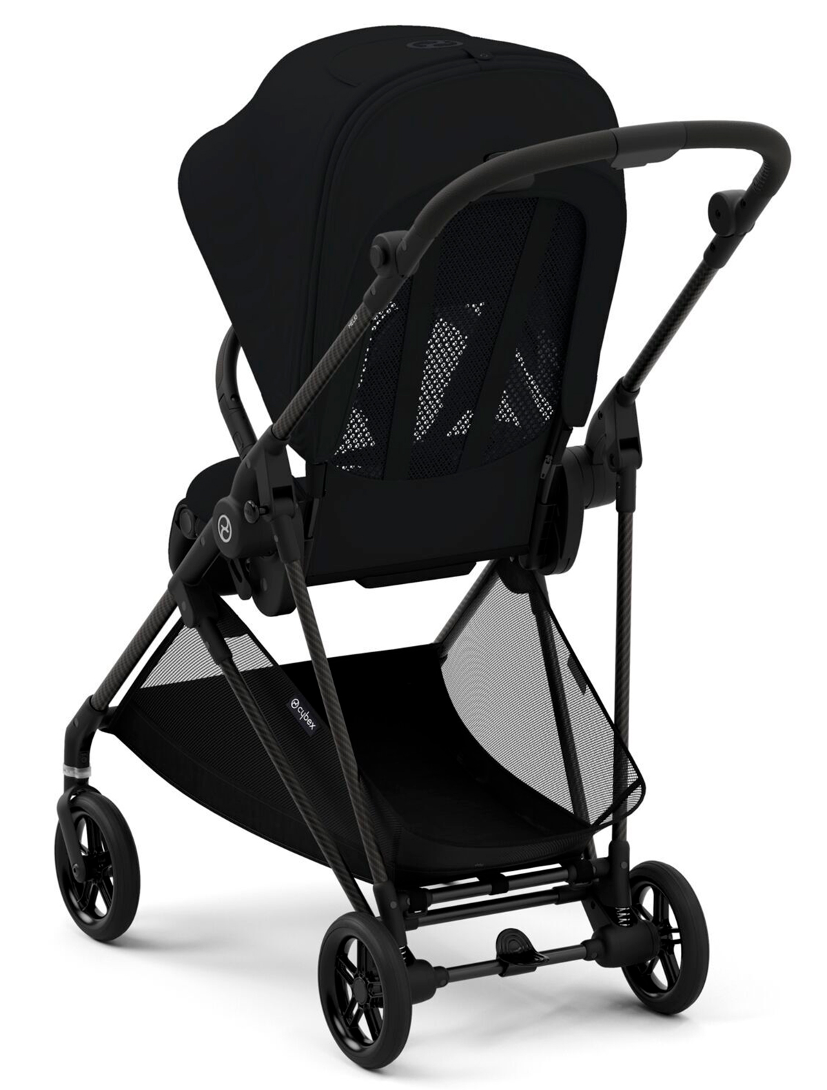 Коляска Melio Carbon Moon Black с дождевиком CYBEX, 4004529380236 ...